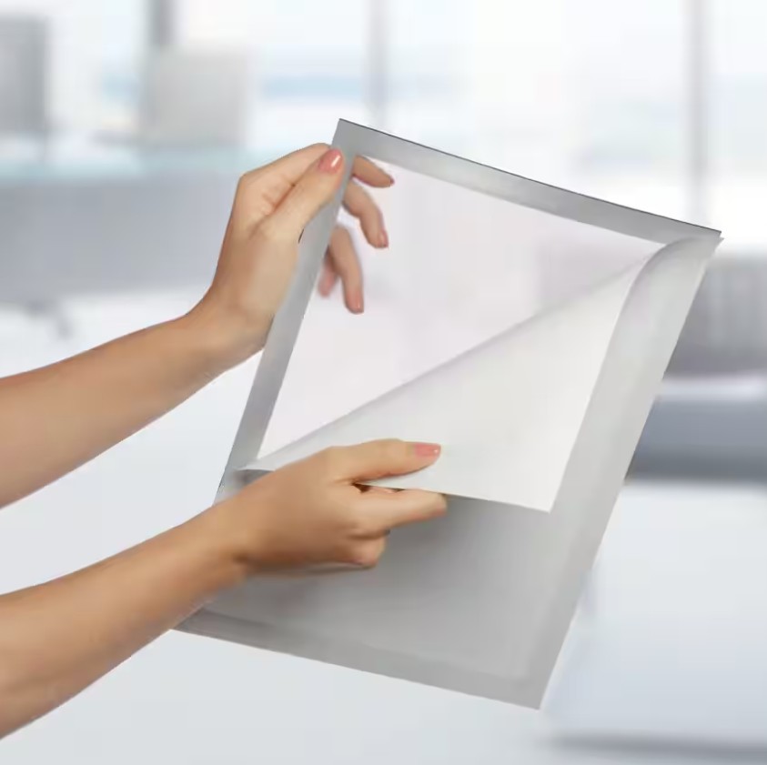 pak van 2 Duraframe zilver A4 zelfkl magnetisch | IB Office