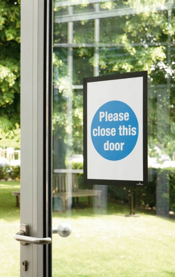 pak van 2 Duraframe zwart A4 zelfkl magnetisch | IB Office